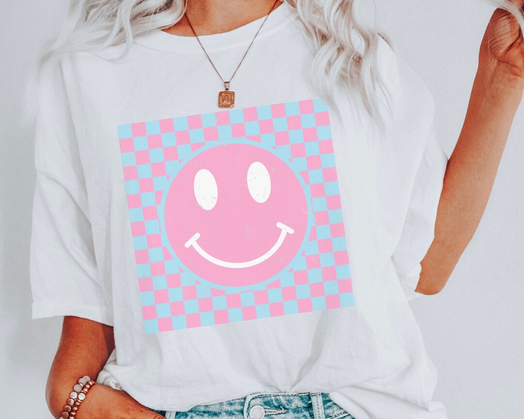 Smile Face Shirt, Retro Smile Face Tshirt, Vintage Smiley Face Shirt ...