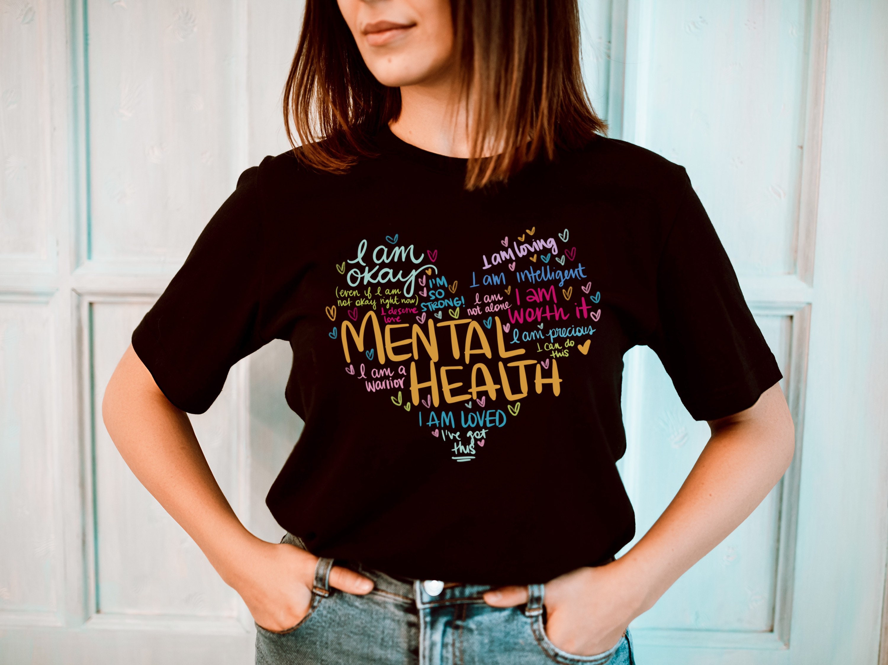 Clothing Men's Clothing Depression Shirt Mental health Matters Shirt ...