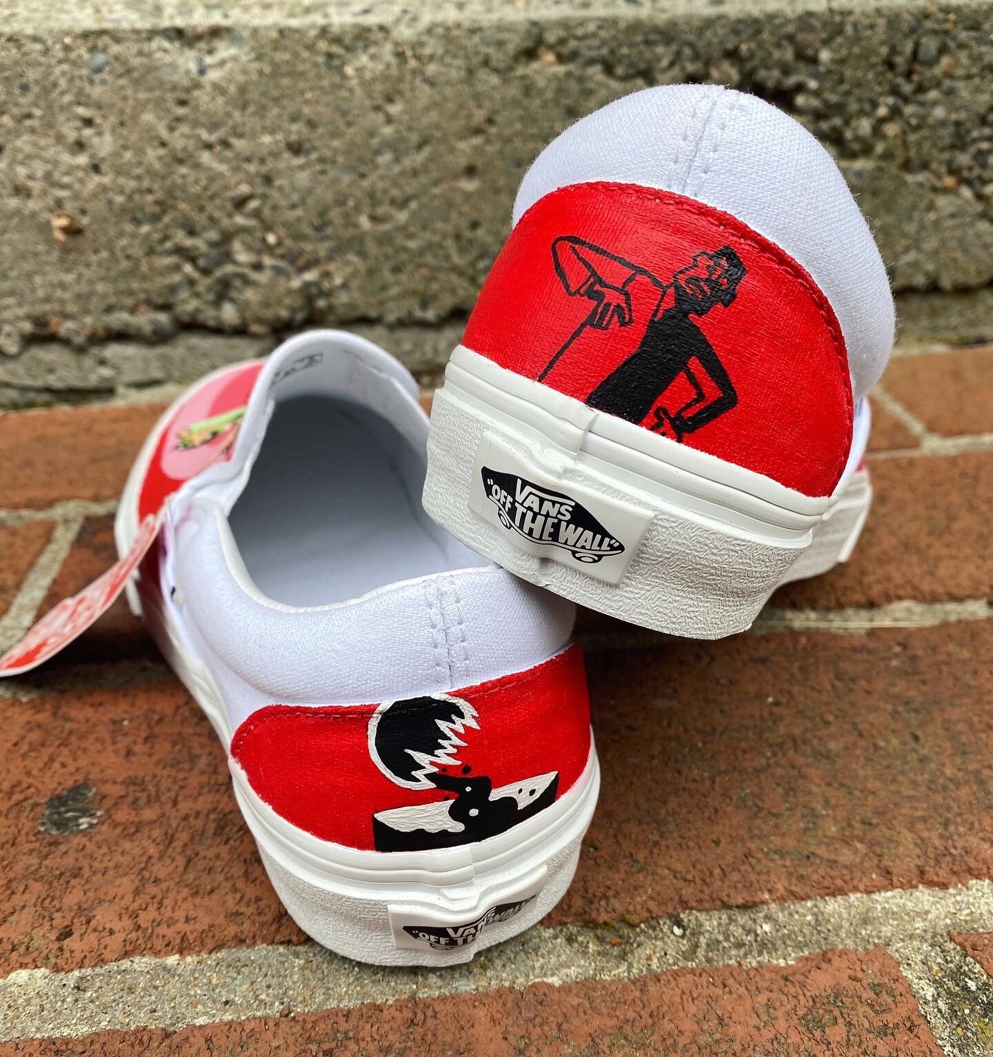 Custom Powerpuff Girls Themed Hand-painted Vans Baby Through Adult ...