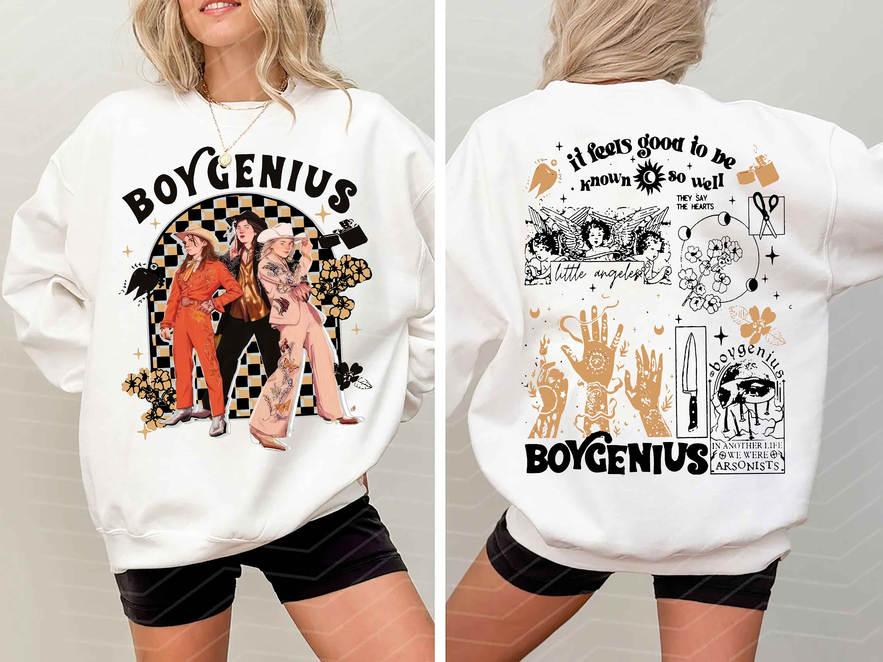 Boygenius PNG, Boygenius Reset Concert Tour Png, Boygenius Merch ...