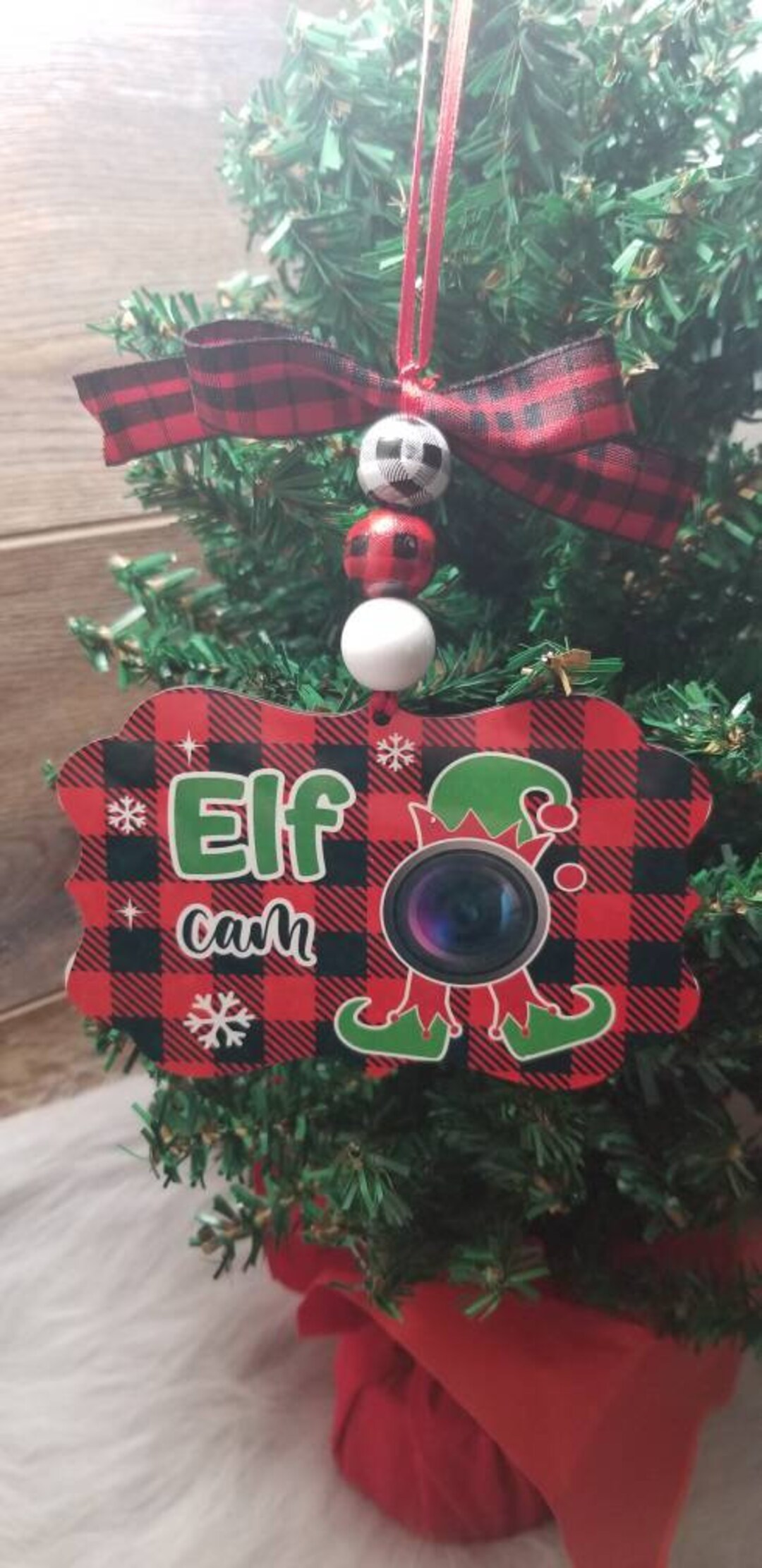 Elf Cam Elf Tree Christmas Ornaments - Etsy