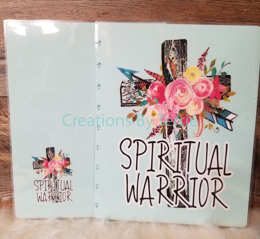 Spiritual Warrior, Planner, Double Sided, Binder Cover-big Planner ...
