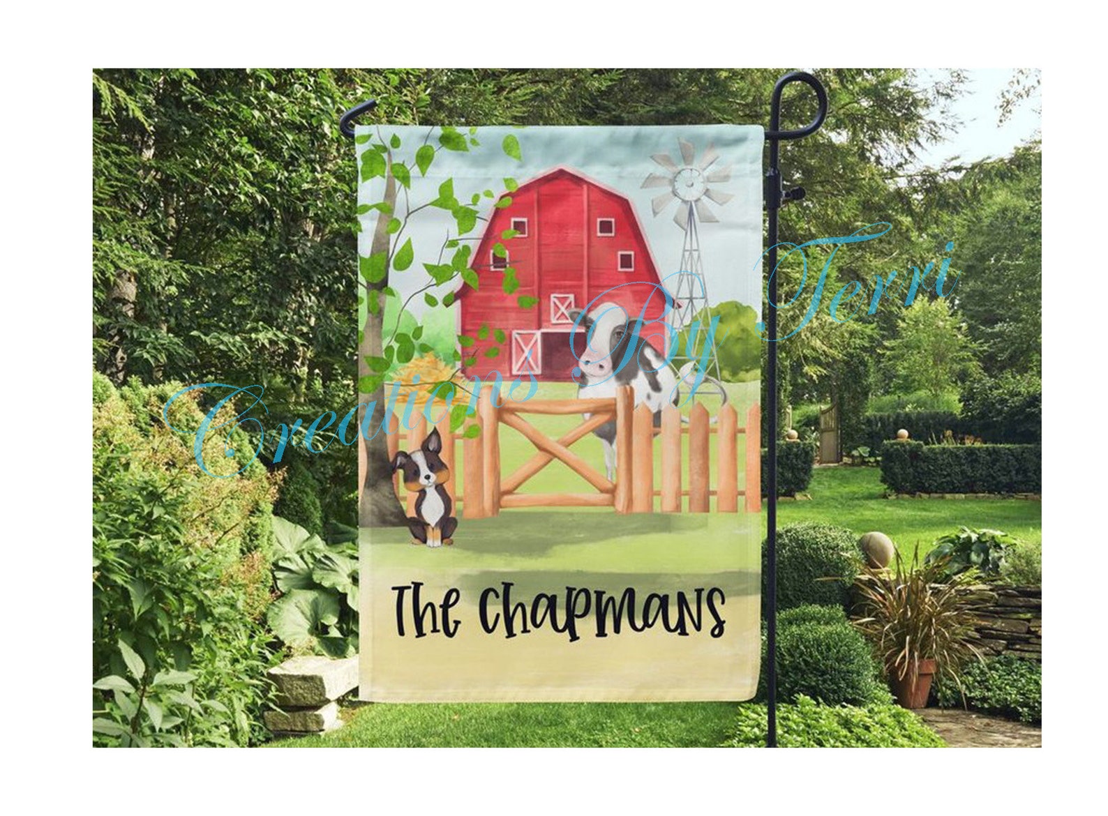 Farm Garden flag Garden Flag For The Yard Yard Flag | Etsy