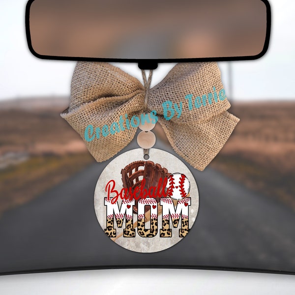 Baseball Mom Car Charm - Etsy