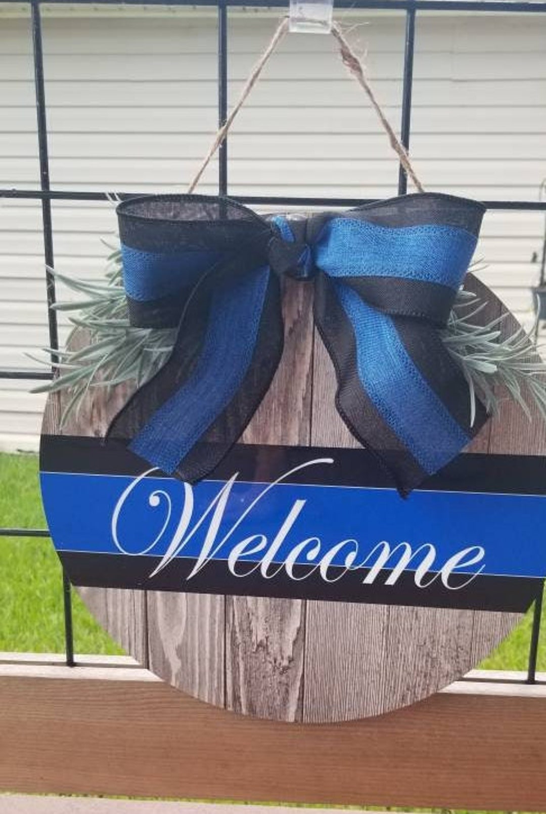 Welcome Police Door Hanger Housewarming Gift Home Decor - Etsy