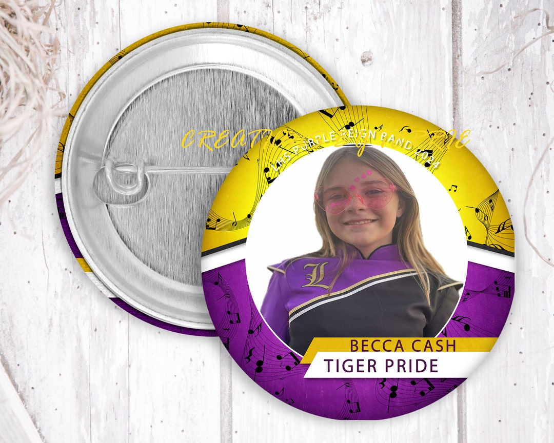 Band Mom Buttons, Graduation Pins Sports Mom Buttons, 3" Custom Button ...