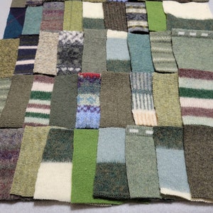 Wool Squares, 6" Color Specific-10 Pcs, Felted Wool Quilt Square, Wool ...