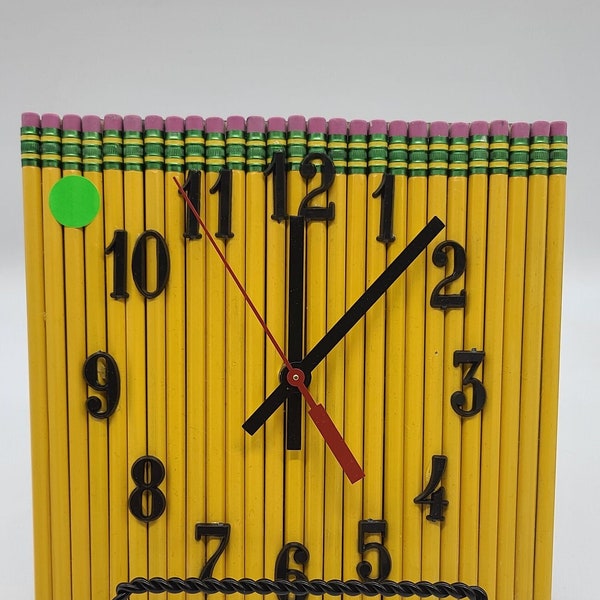Pencil Clock - Etsy
