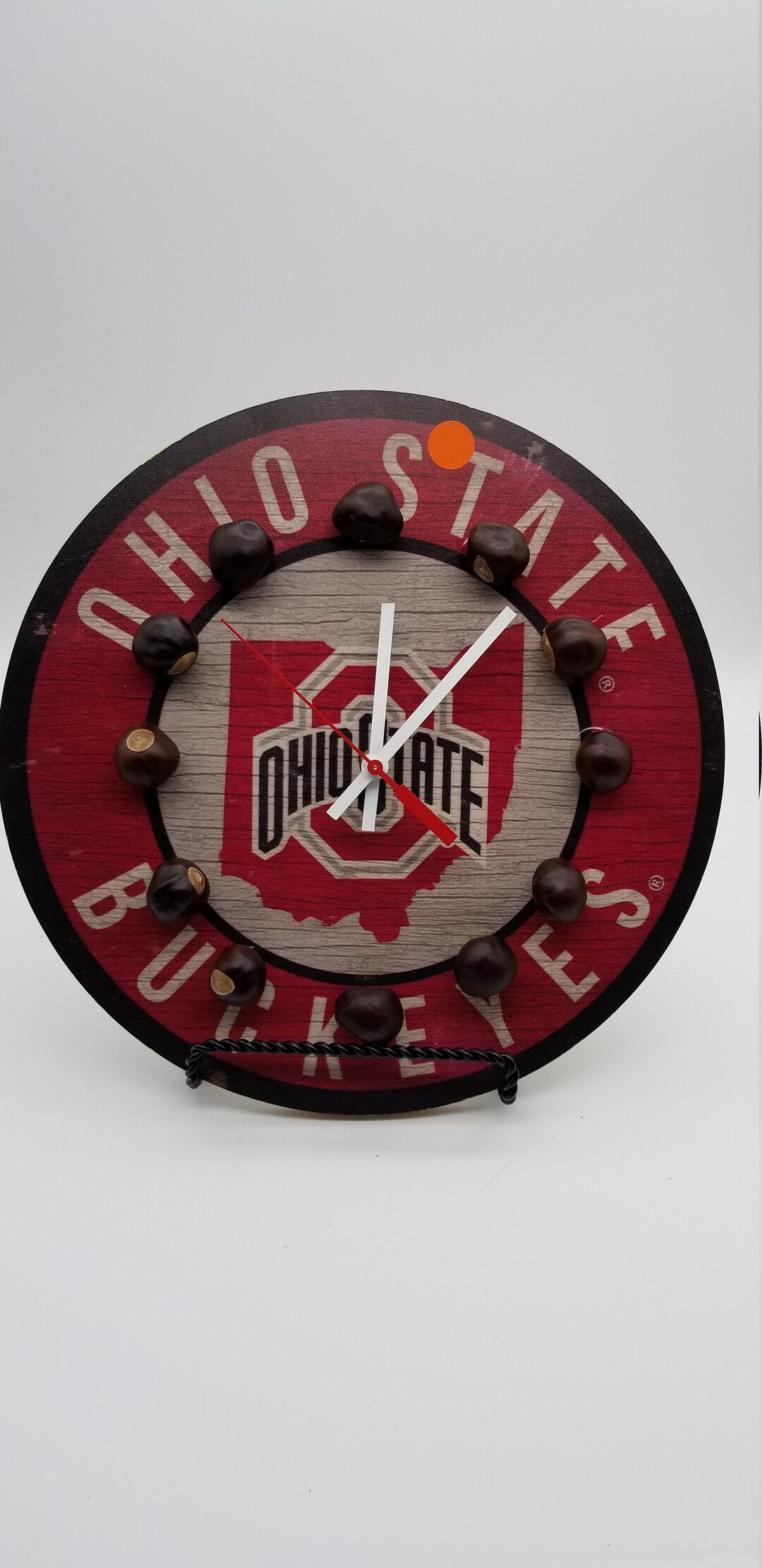 Clock / Ohio State Clock / Novelty Clock / Football Clock / Brutus ...