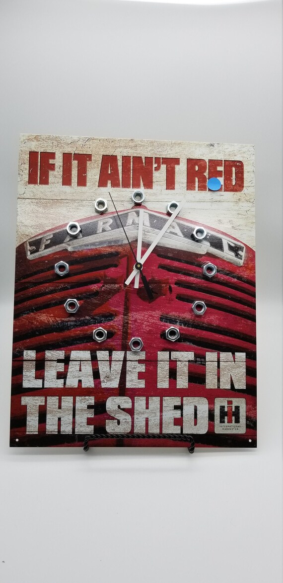 Farmall Clock / Clock / Tractor Clock / Farm / Country Clock / - Etsy