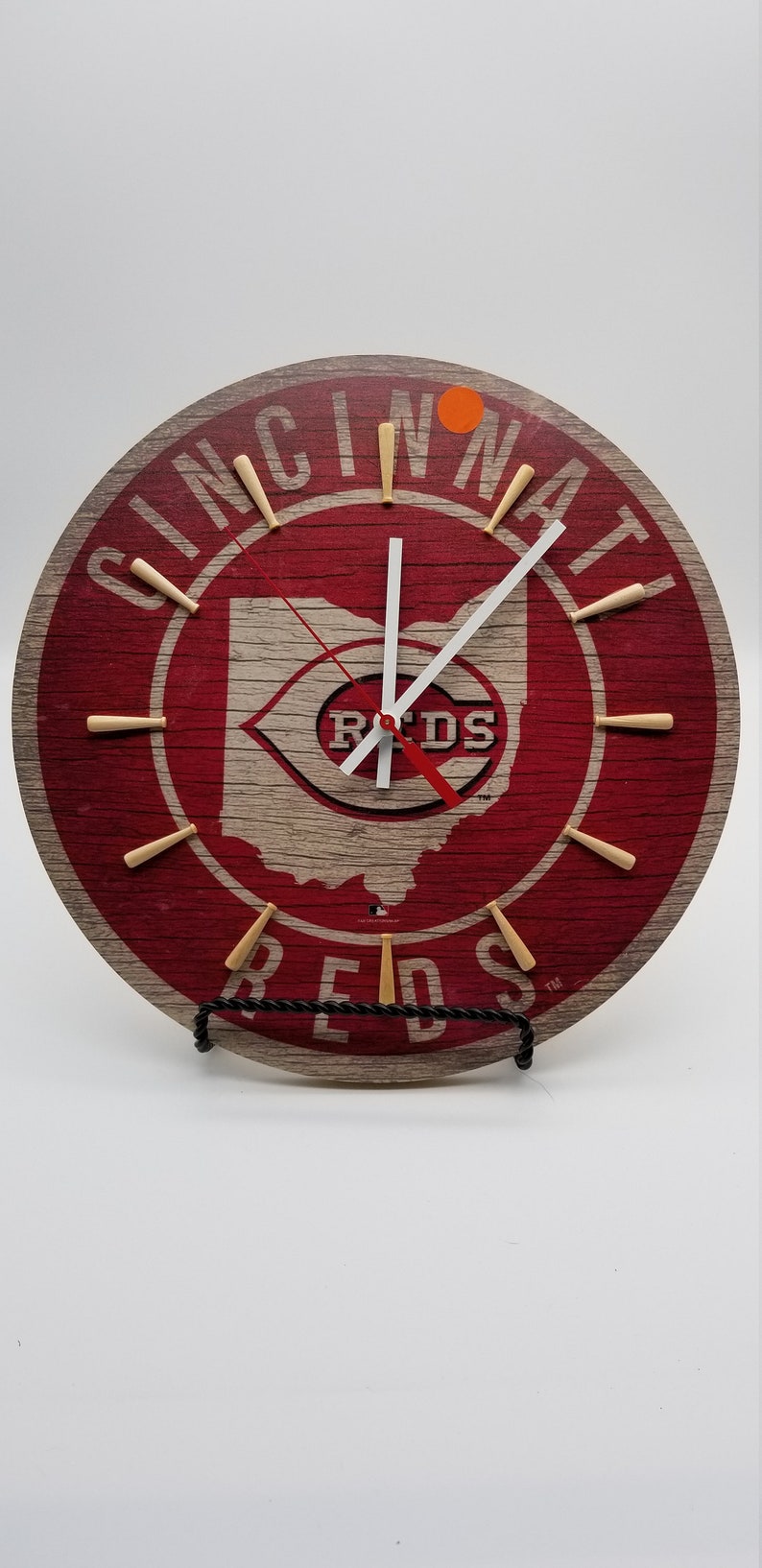 Clock / Cincinnati Reds Clock / Novelty Clock / Football Clock / Wall ...