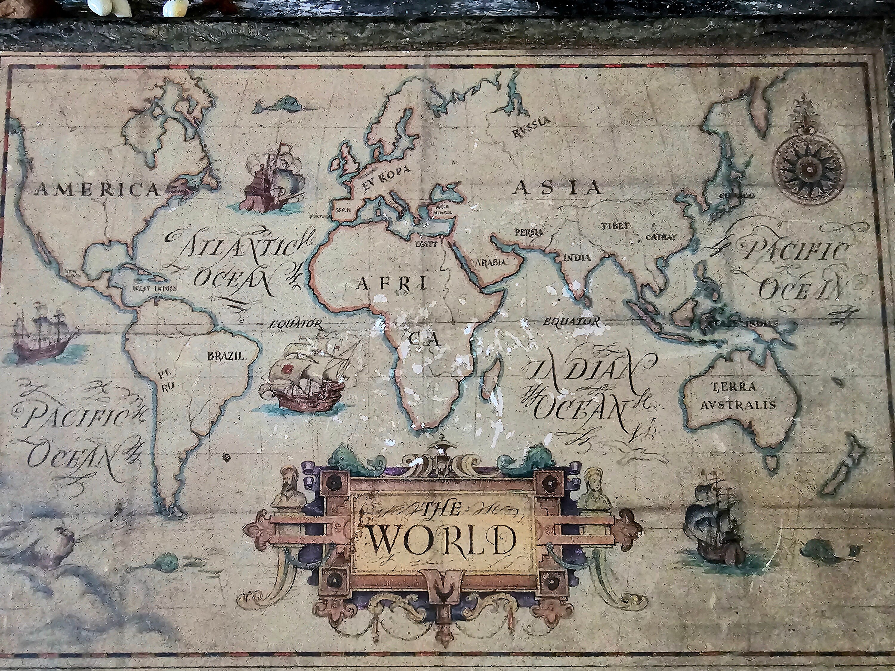 Vintage Italian Florentine Map Box - Etsy