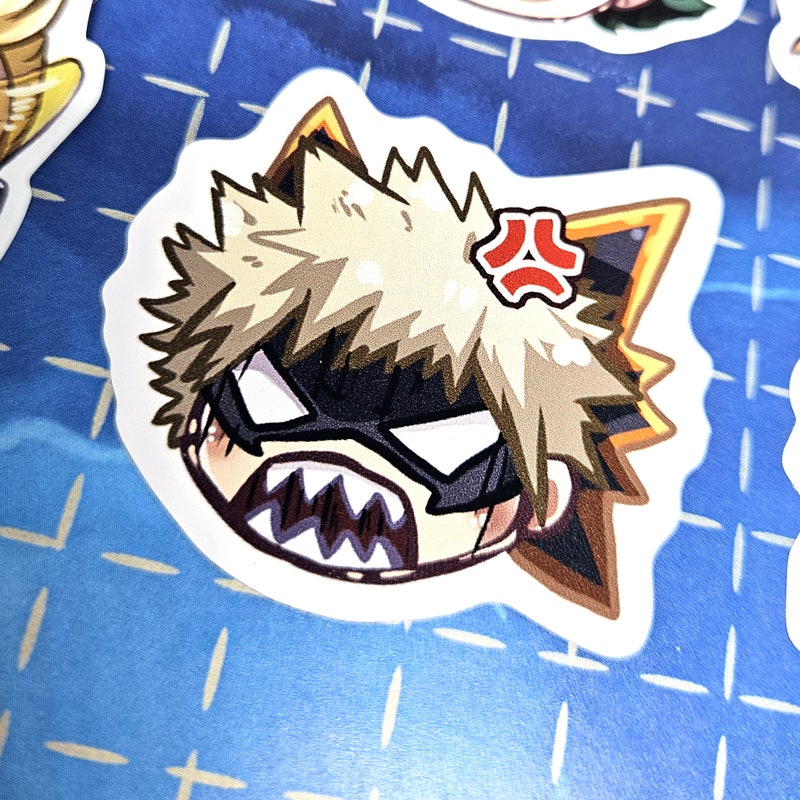 My Hero Academy Stickers - Etsy