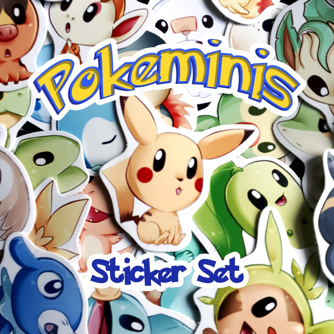 Pokemini Sticker Set - Etsy