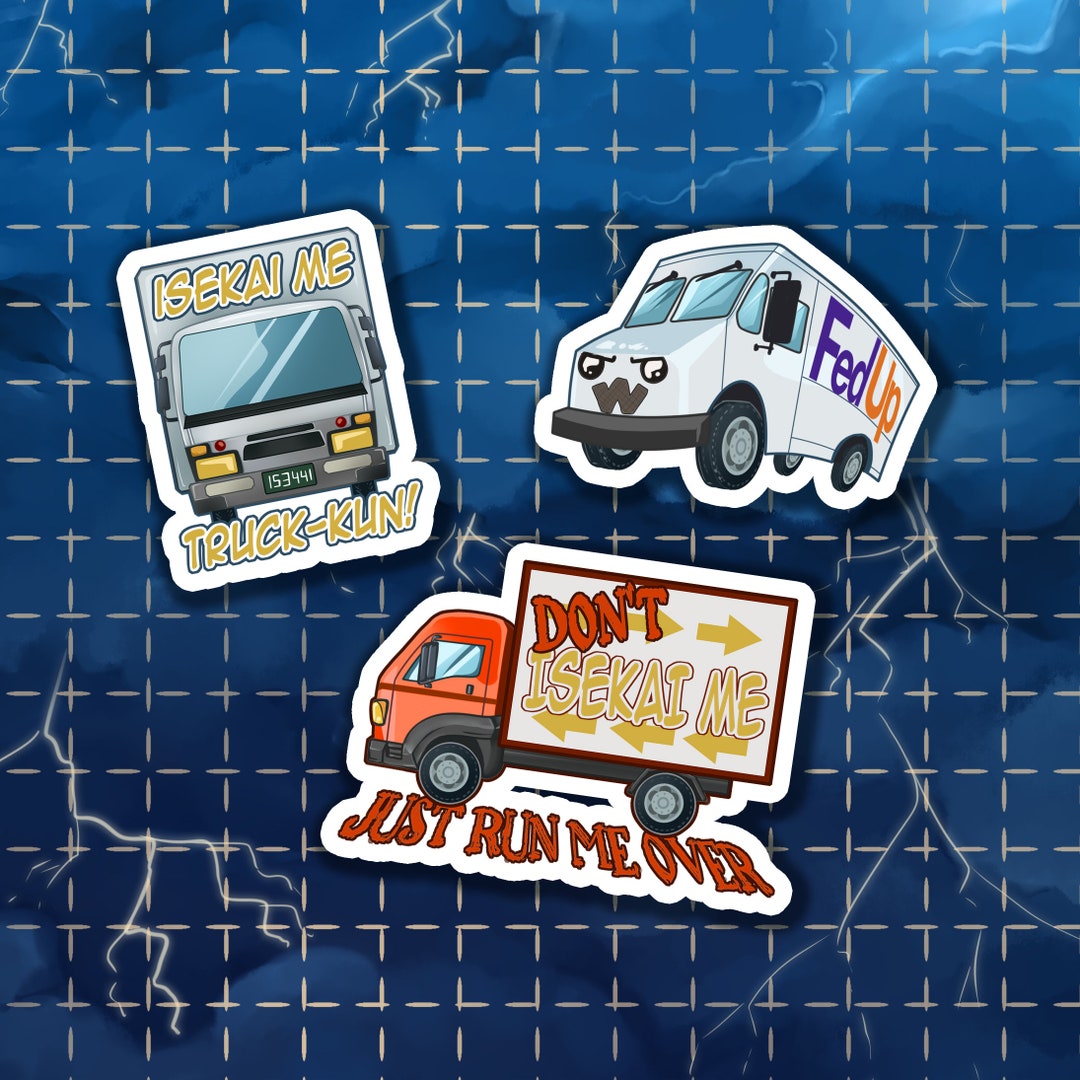 Isekai Me, Truck Kun Set - Etsy