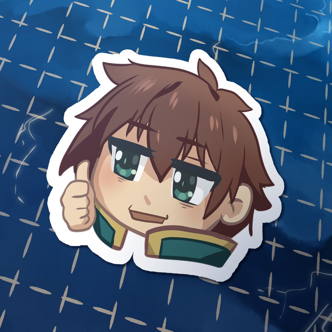 Konosuba Kazuma Chibi Sticker - Etsy