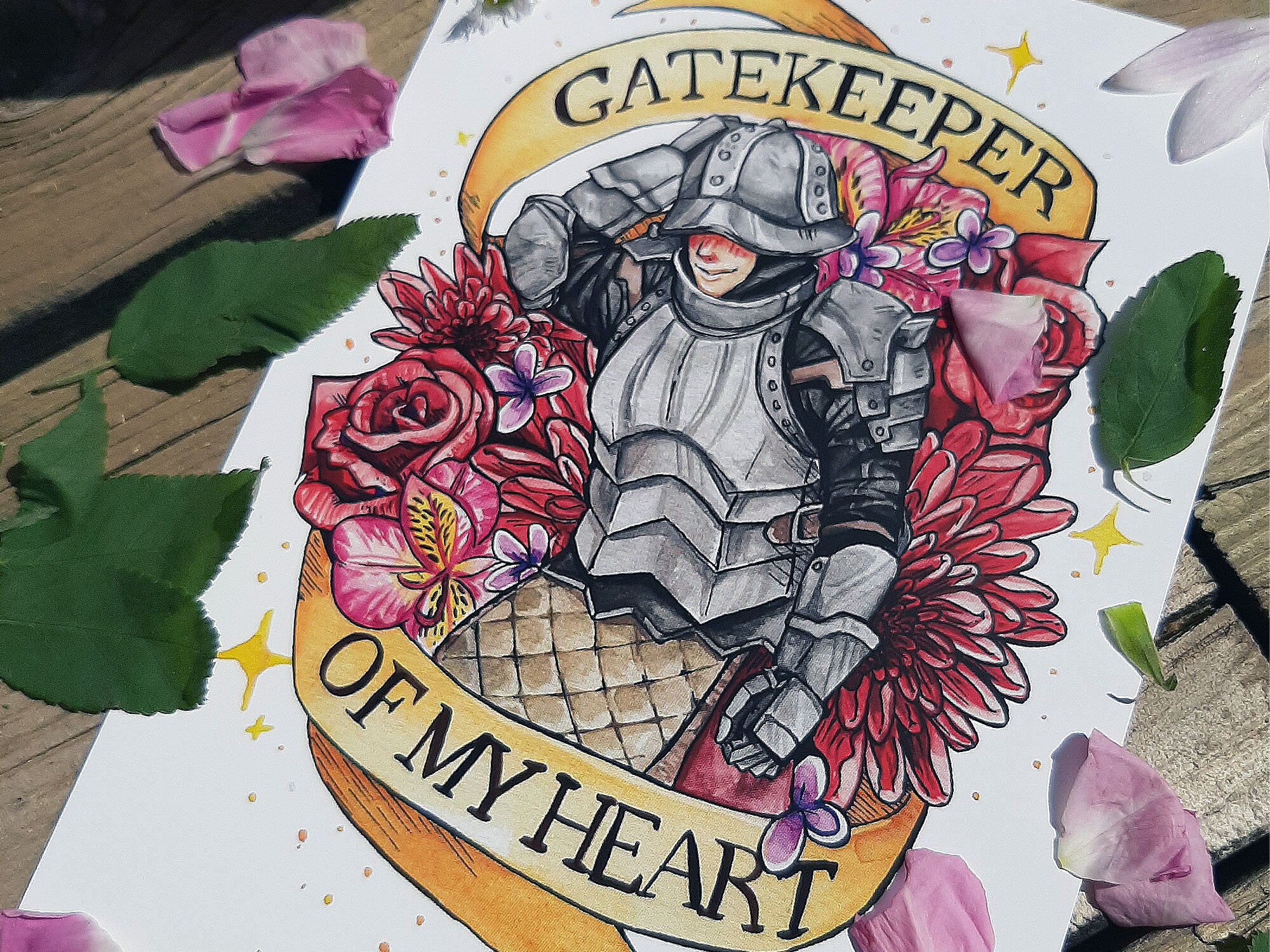 Gatekeeper of My Heart 5x7 Poster Print - Etsy