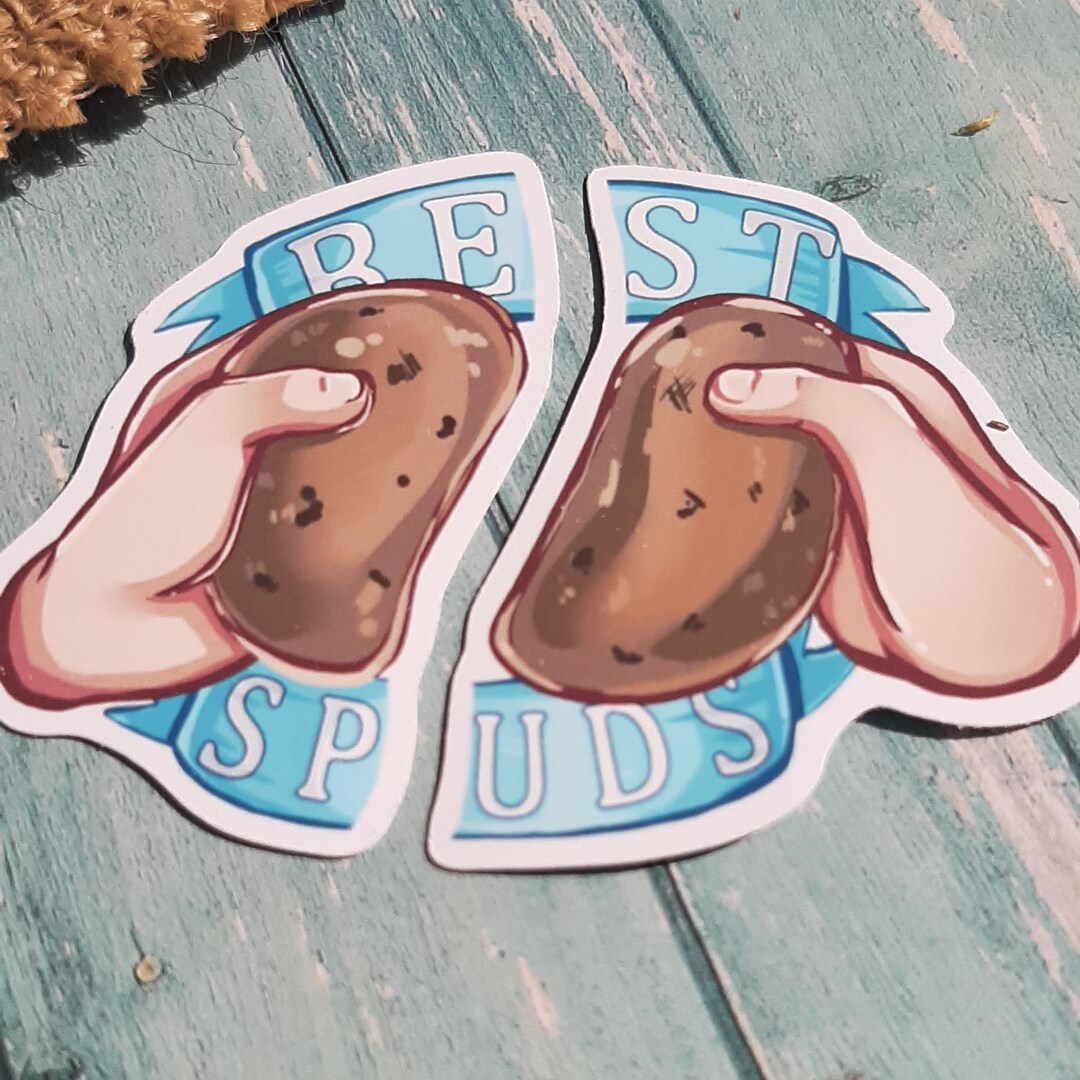 Potato Puns Best Spuds Vinyl Sticker - Etsy