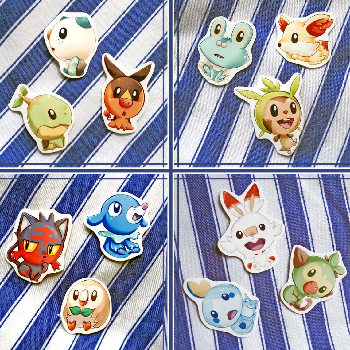 Pokemini Sticker Set | Etsy