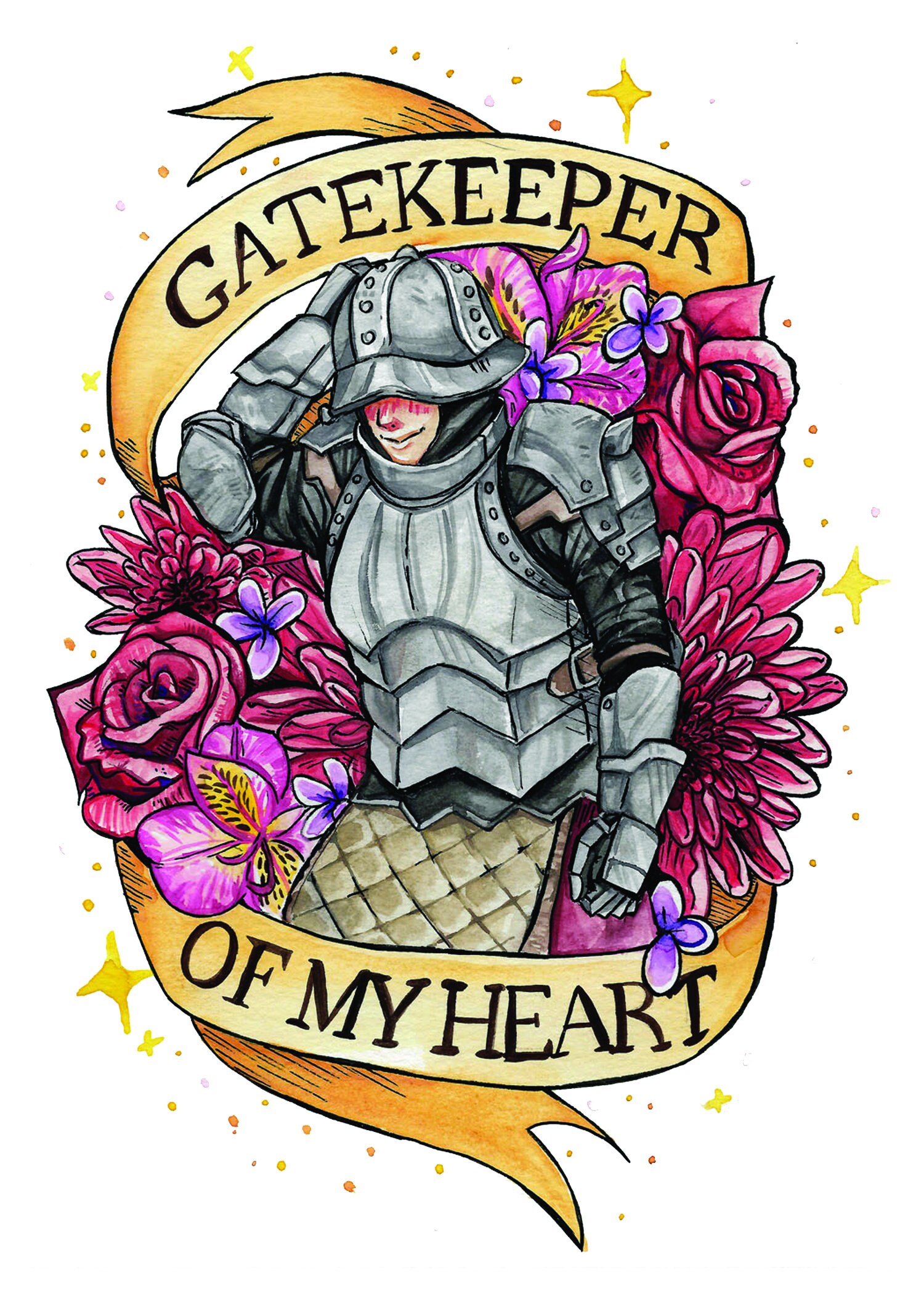 Gatekeeper of My Heart 5x7 Poster Print - Etsy