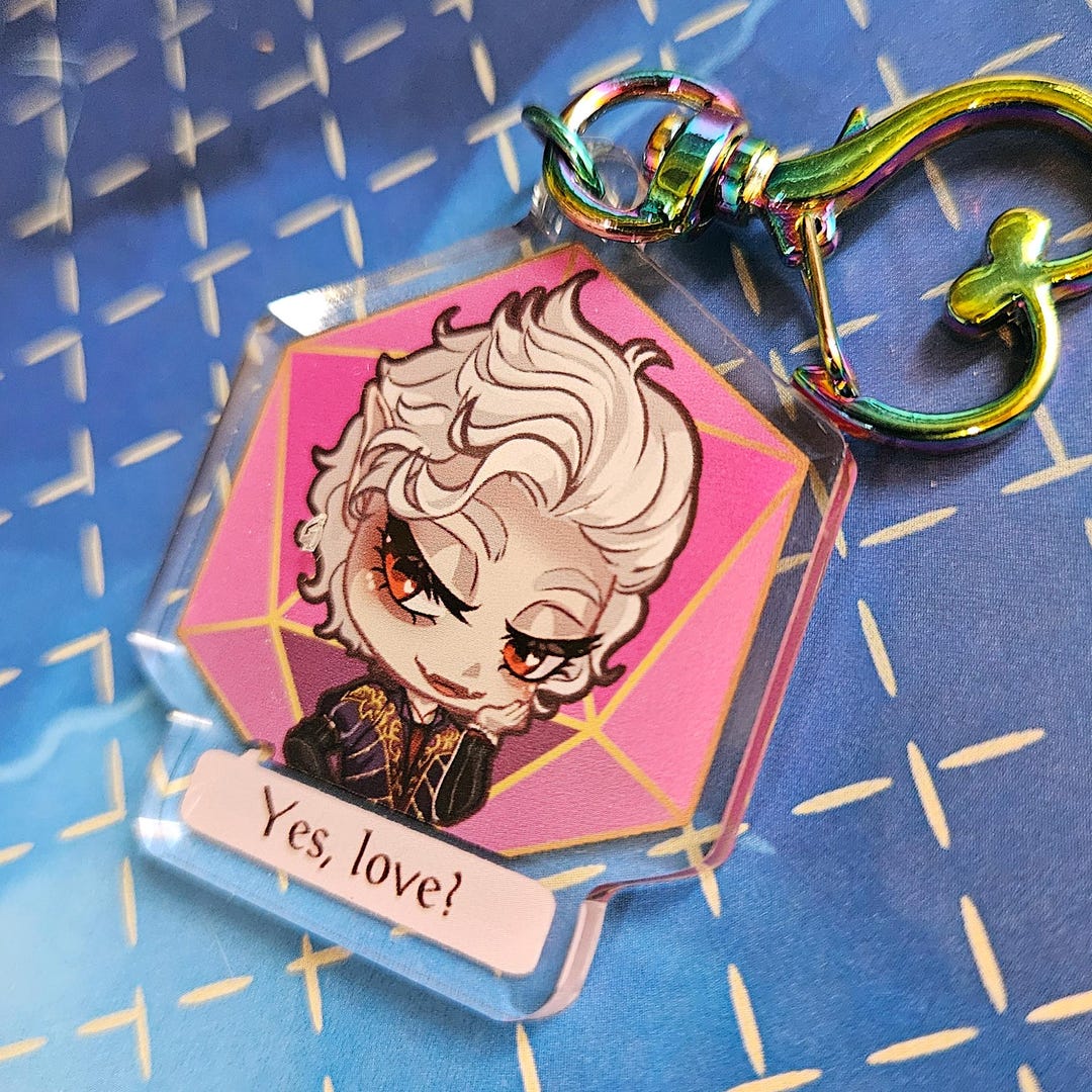 Astarion BG3 Keychain Charm - Etsy