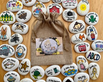 Nursery Rhyme Stones What Shall We Sing Educational Fun Song Stones ...