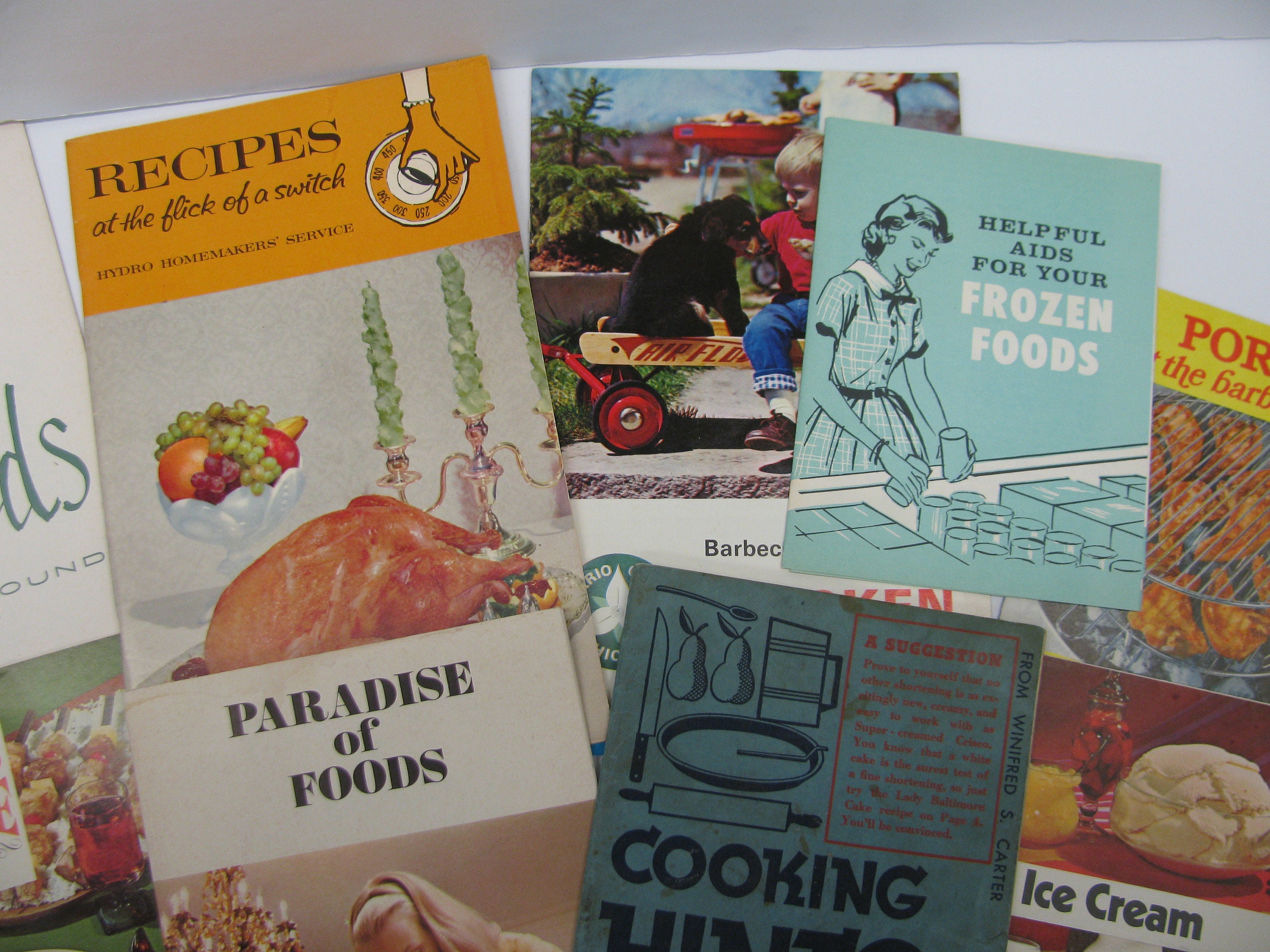 10 Vintage Cook Books & Pamphlets From the 1950s and 1960s Recipe Books ...