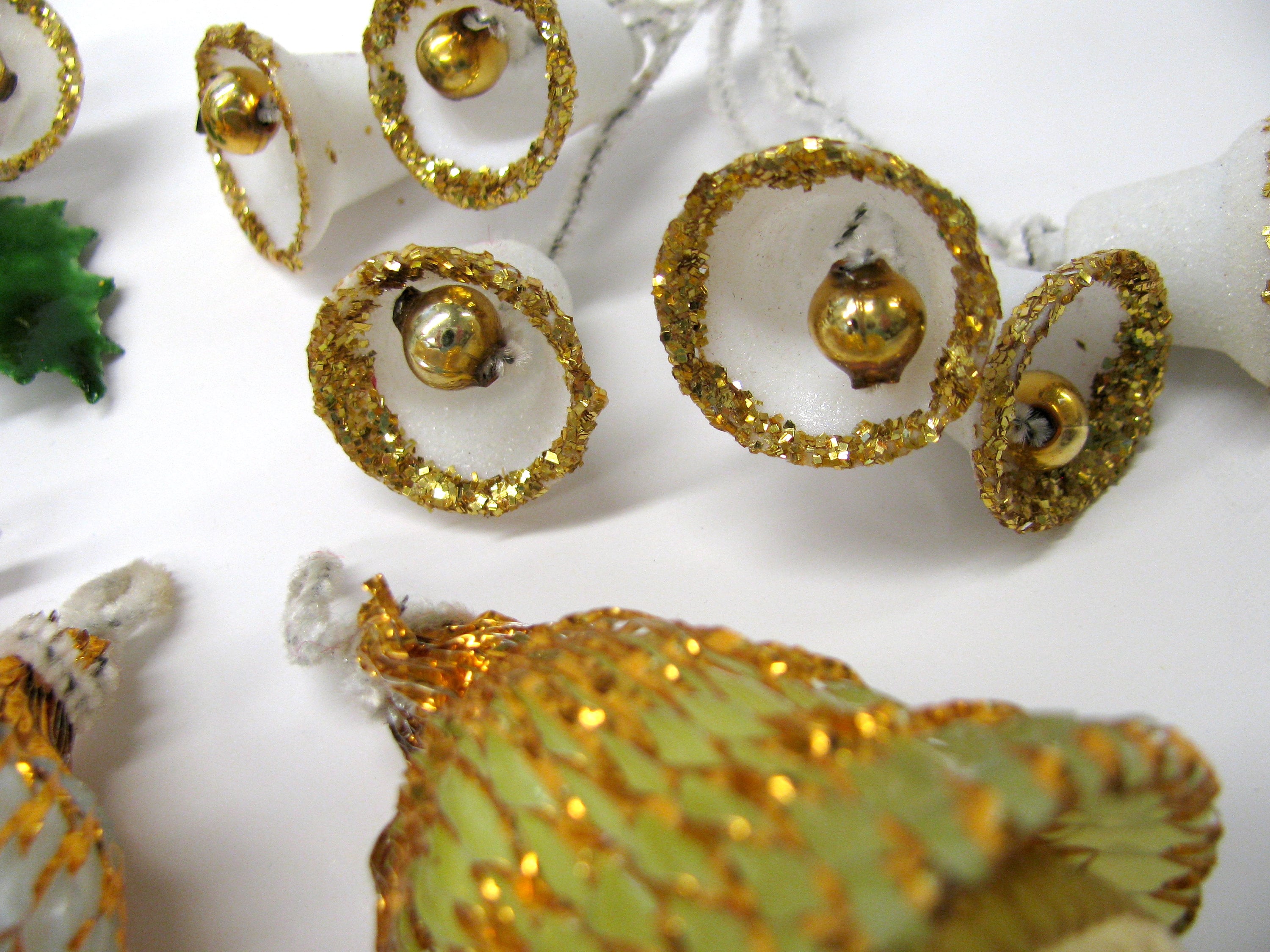 Vintage Christmas Bell Decorations Bell Ornaments Gold - Etsy