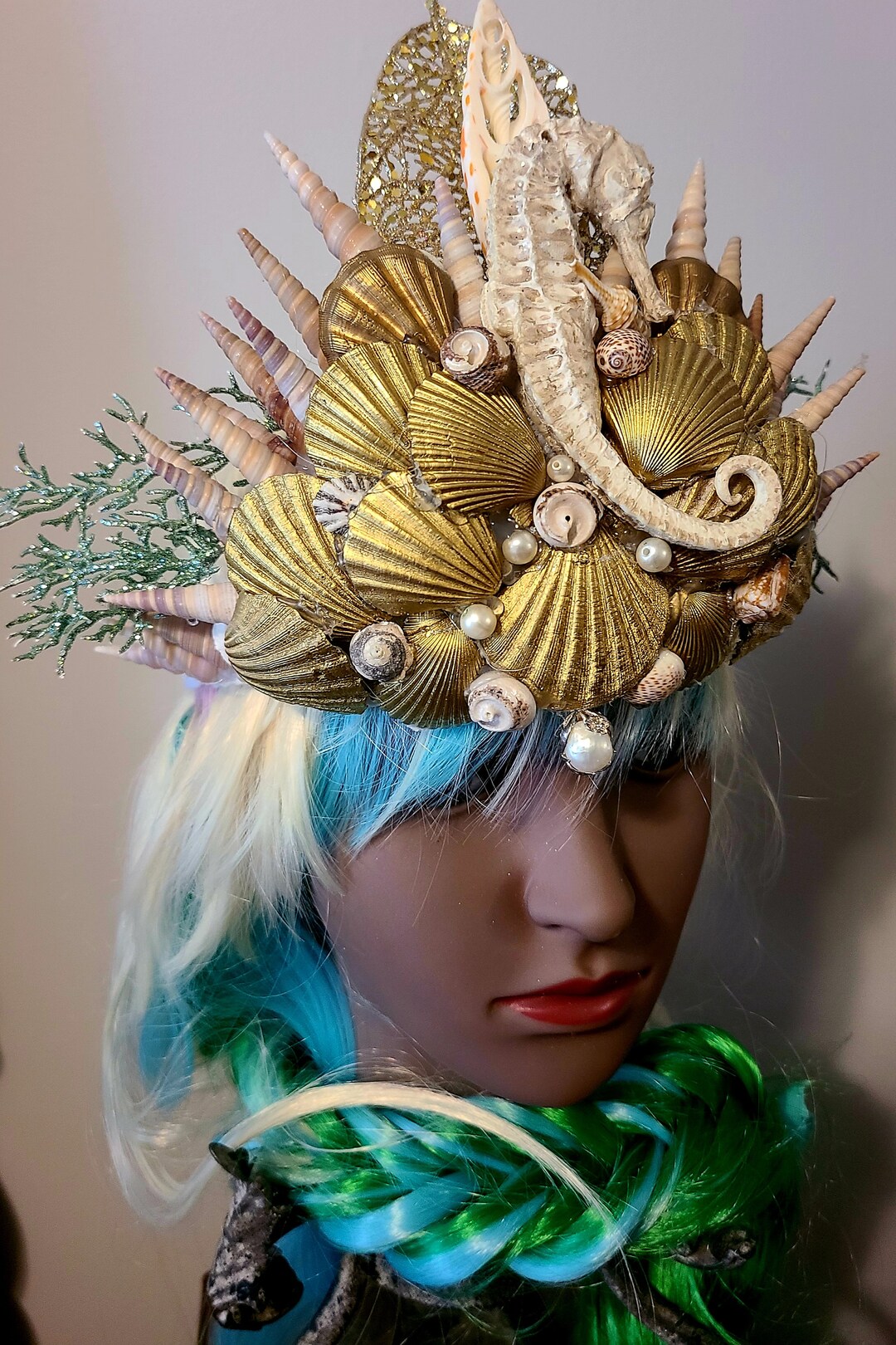 Mermaid Crown Head Piece - Etsy