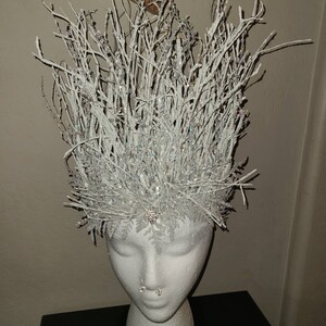 Snow Queen Forest Ice Crown - Etsy