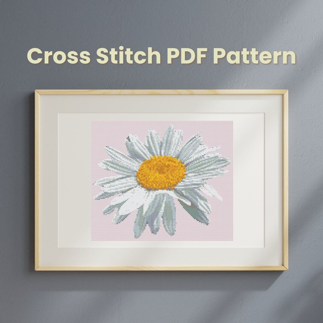 Pretty as A Daisy PDF Pattern Instant Digital Download - Etsy