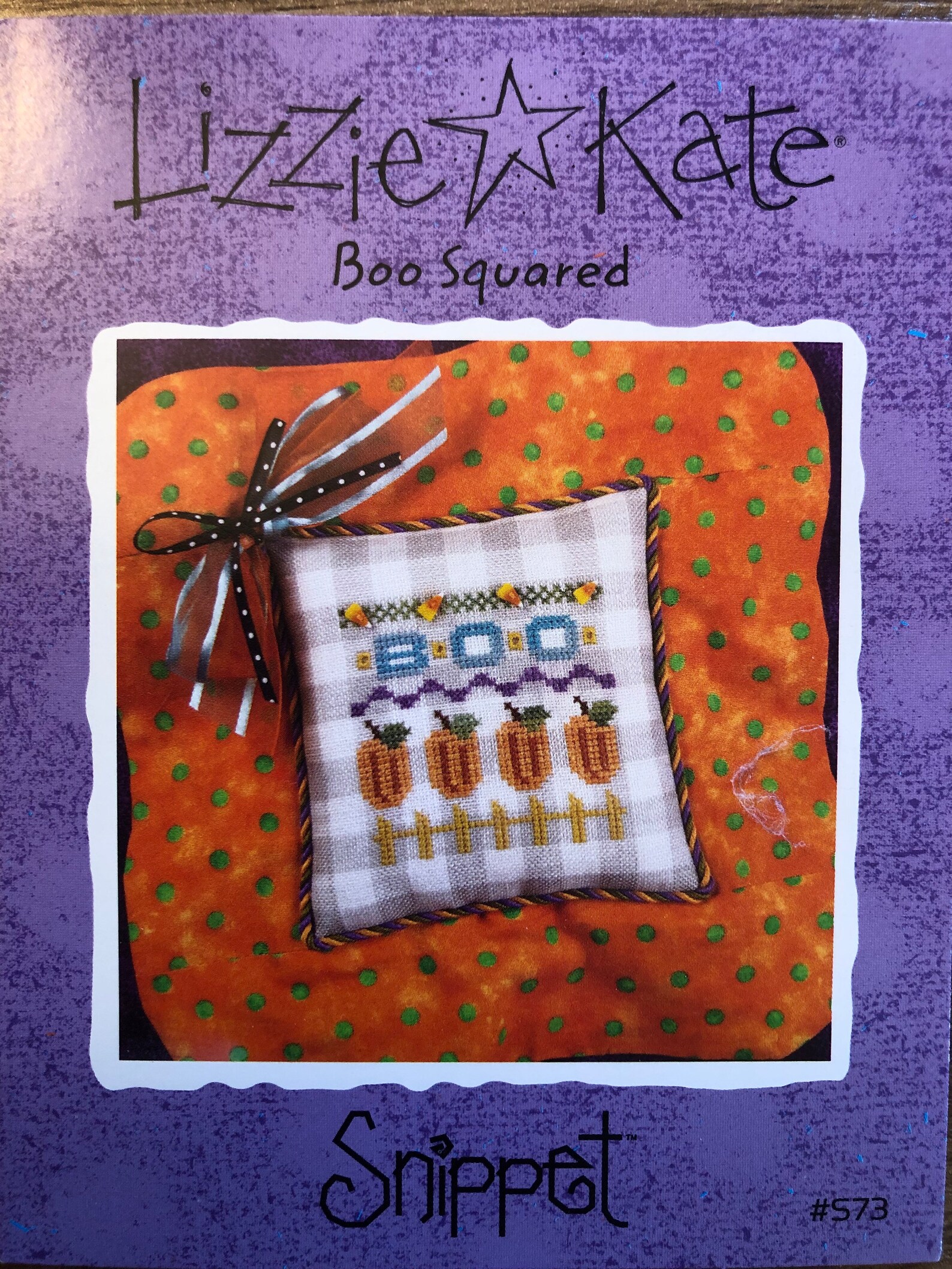 LIZZIE Kate~cross Stitch Pattern~boo Squared Snippet~no Charm Included ...