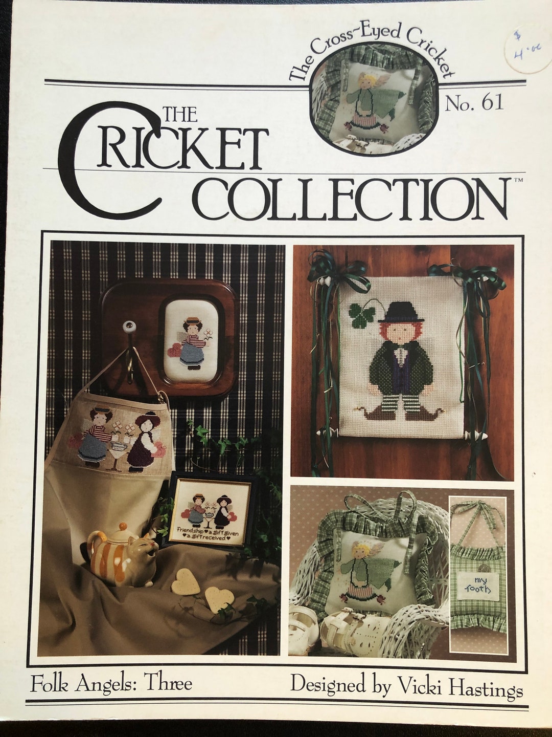 The Cricket Collectioncross Stitch Patternfolk Angels: Three - Etsy