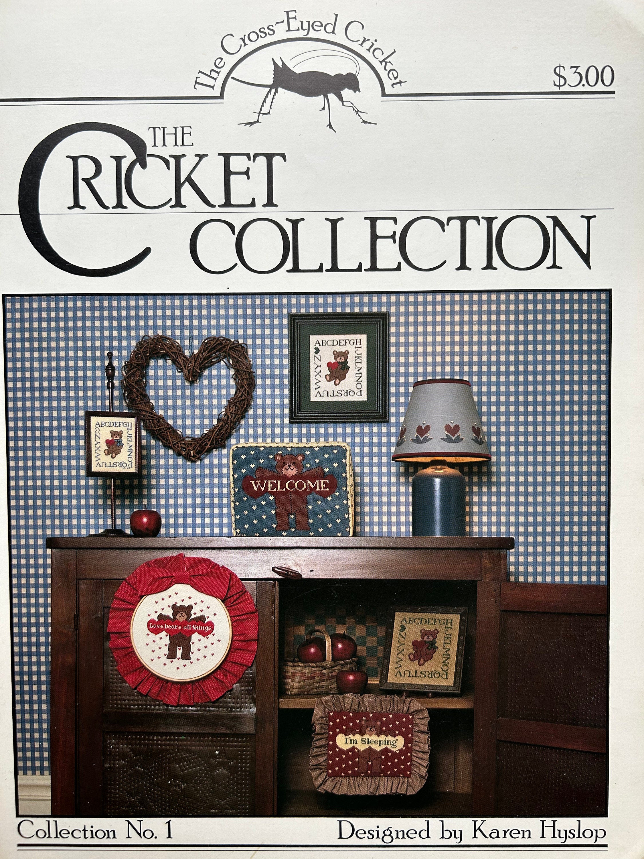 The Cricket Collection~cross Stitch Pattern~collection No. 1 - Etsy