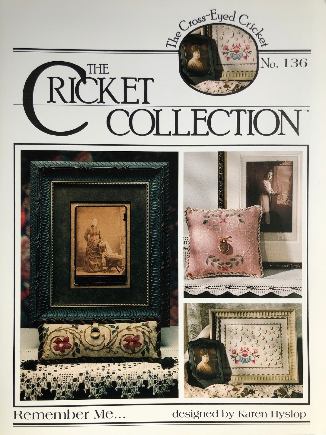 The Cricket Collectioncross Stitch Patternremember Me - Etsy