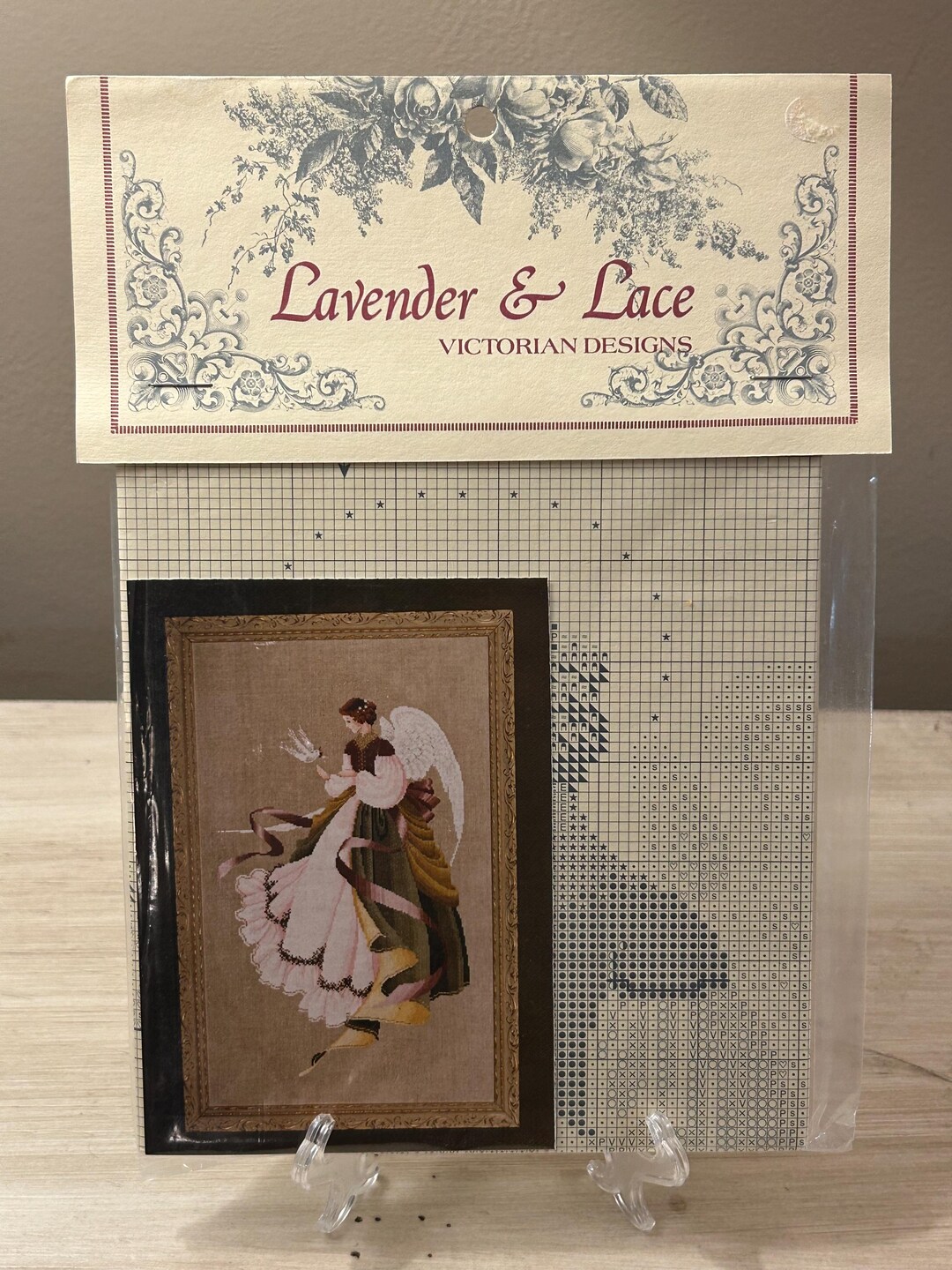 Lavender & Lace | Cross Stitch Pattern | Angel of Grace - Etsy