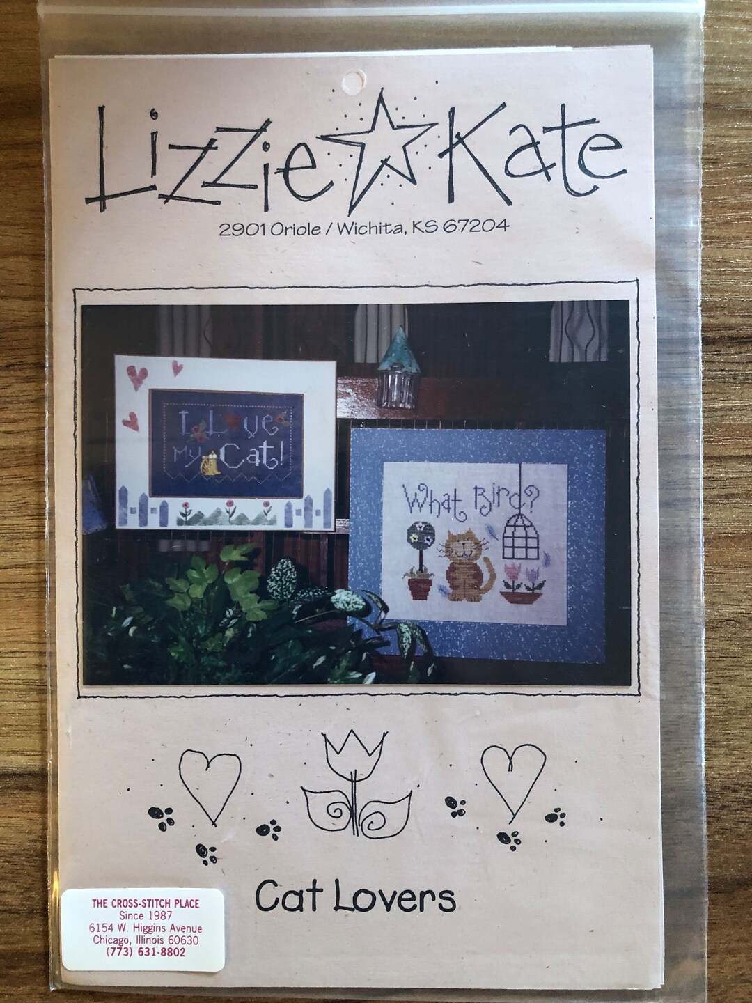 LIZZIE Kate~cross Stitch Pattern~cat Lovers - Etsy