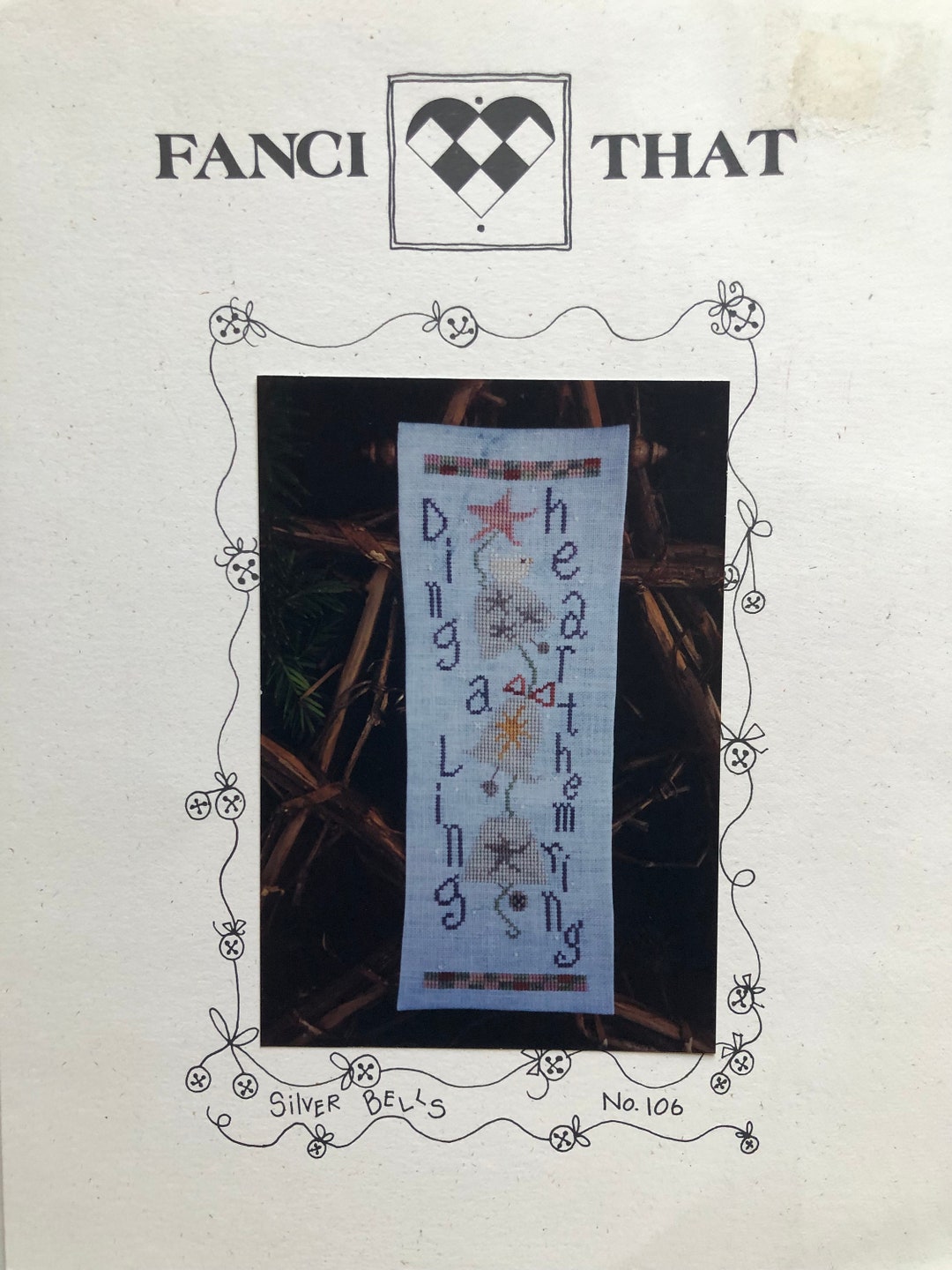 FANCI That~cross Stitch Pattern~silver Bells No. 106 - Etsy