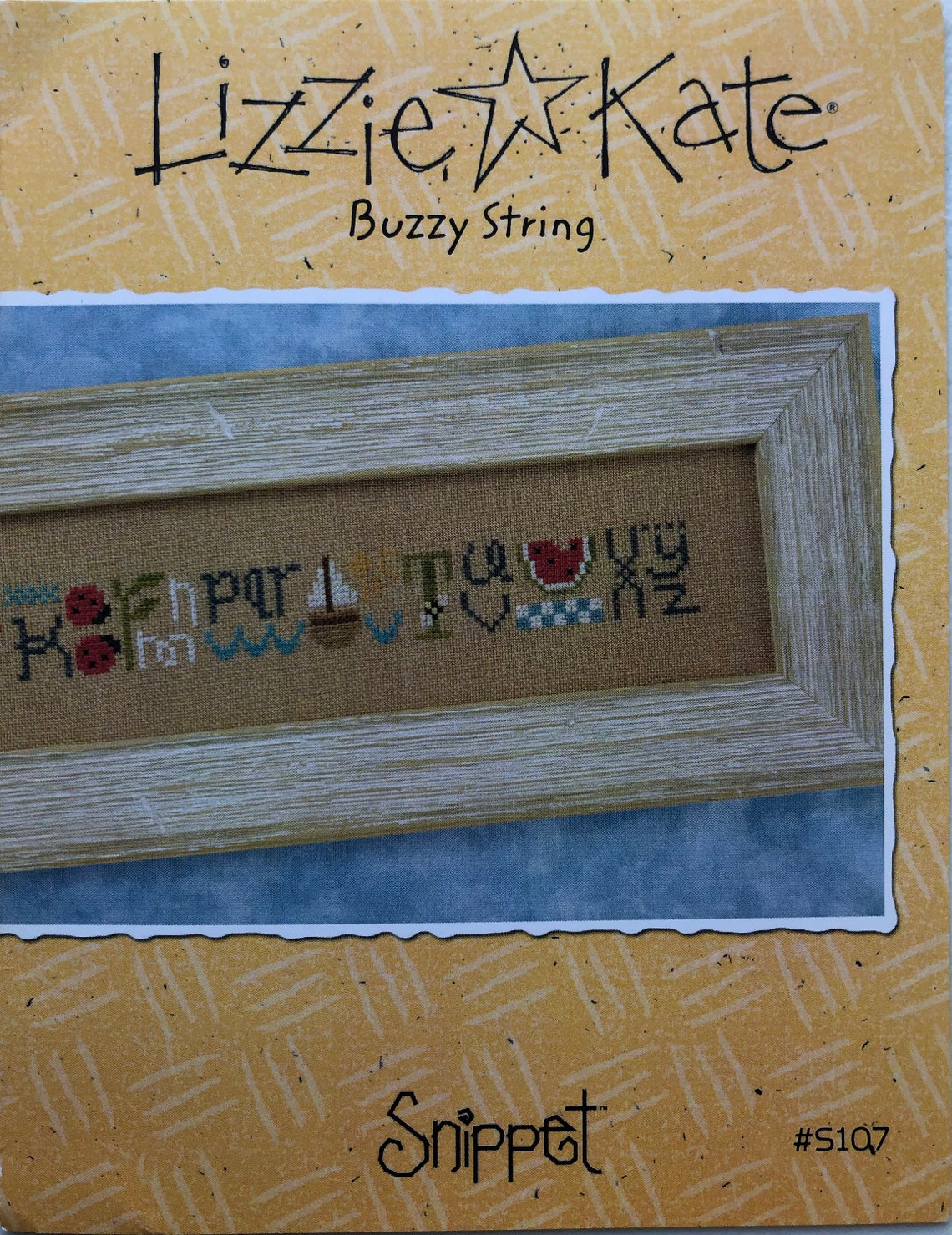 LIZZIE Kate~cross Stitch Pattern~snippet~buzzy String - Etsy