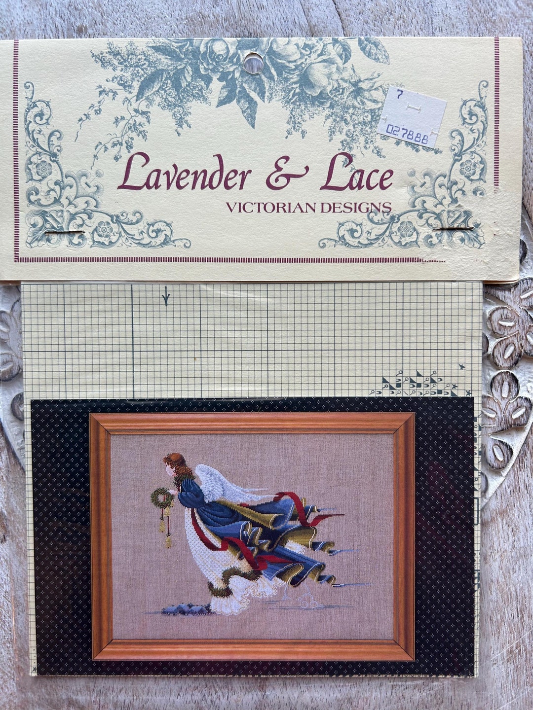 Lavender & Lace~cross Stitch Pattern~the Second Angel of Freedom - Etsy