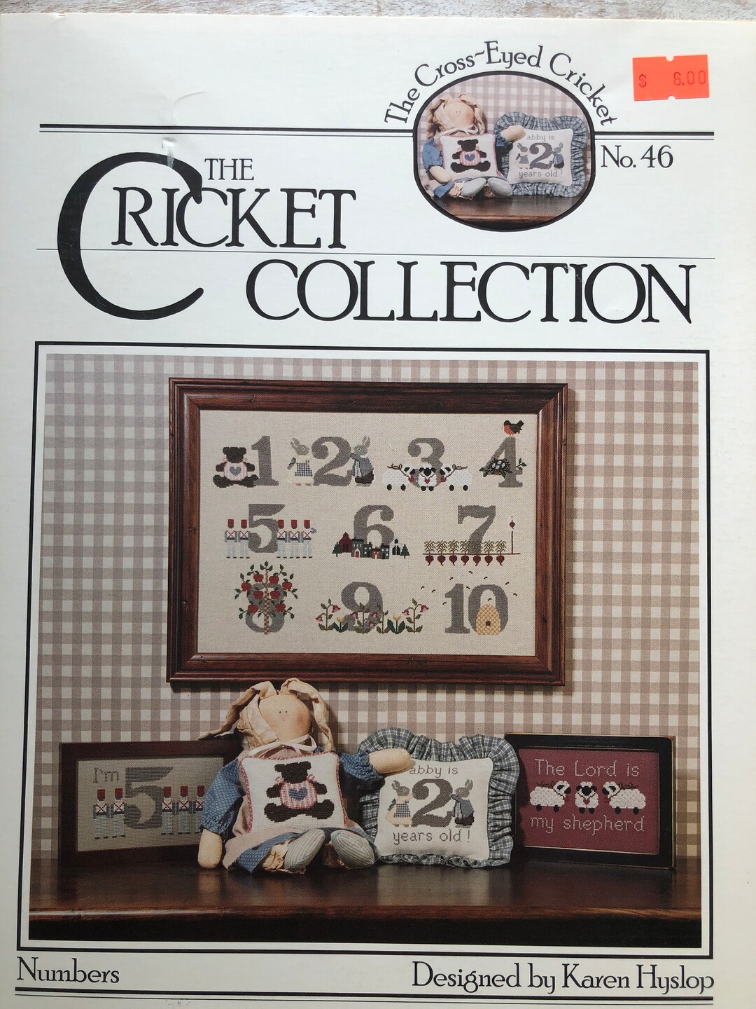 The Cricket Collection~cross Stitch Pattern~numbers - Etsy