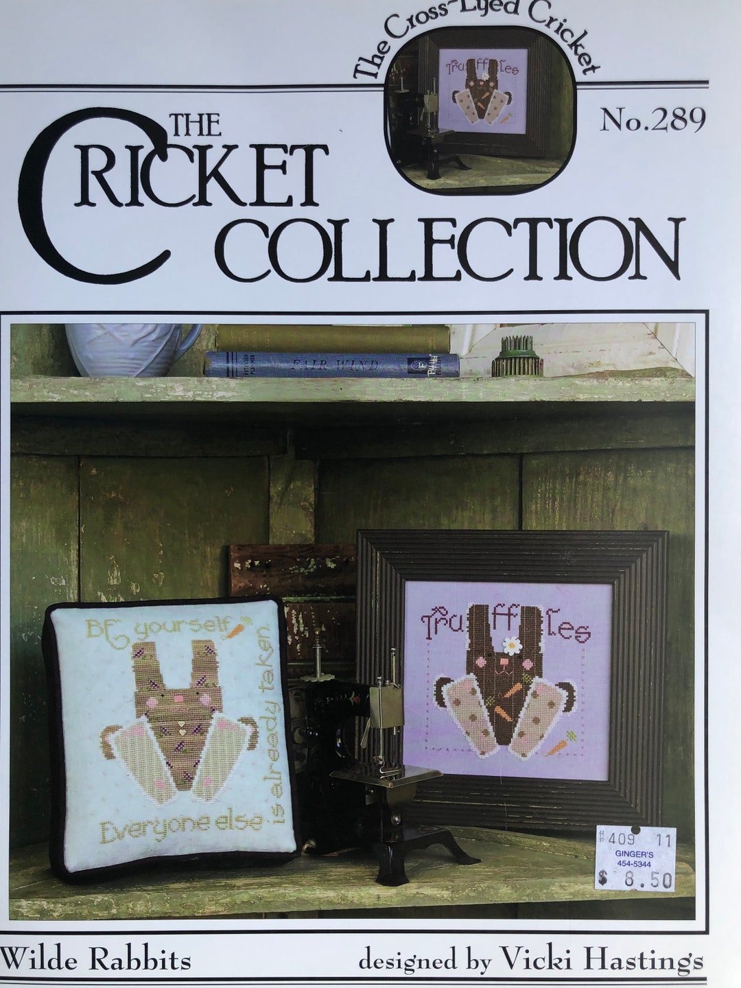 The Cricket Collection~cross Stitch Pattern~wilde Rabbits - Etsy