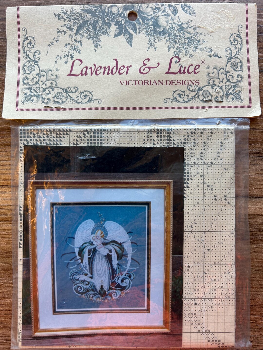 Lavender & Lace | Cross Stitch Pattern | Angel of the Sea - Etsy