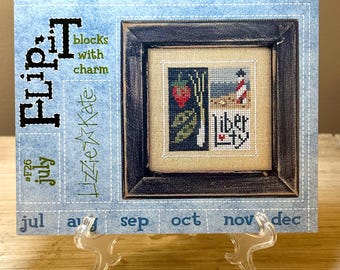 LIZZIE Kate~cross Stitch Pattern~friendship Begins Snippet - Etsy