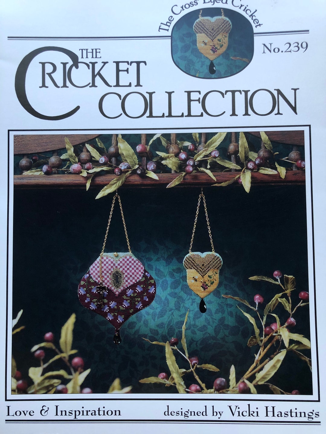 The Cricket Collection~cross Stitch Pattern~love & Inspiration - Etsy