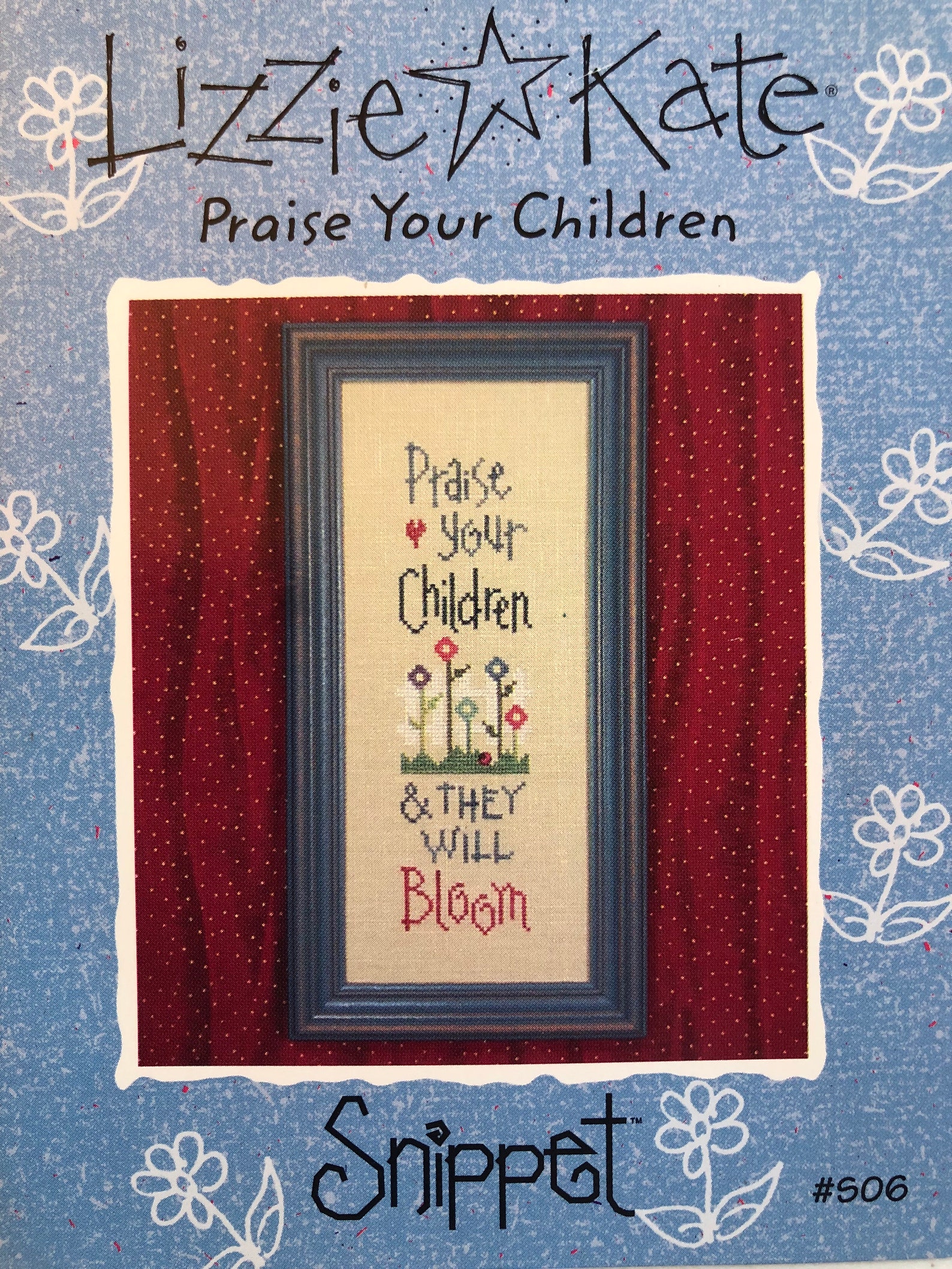LIZZIE Kate~cross Stitch Pattern~snippet~praise Your Children~no Charm ...