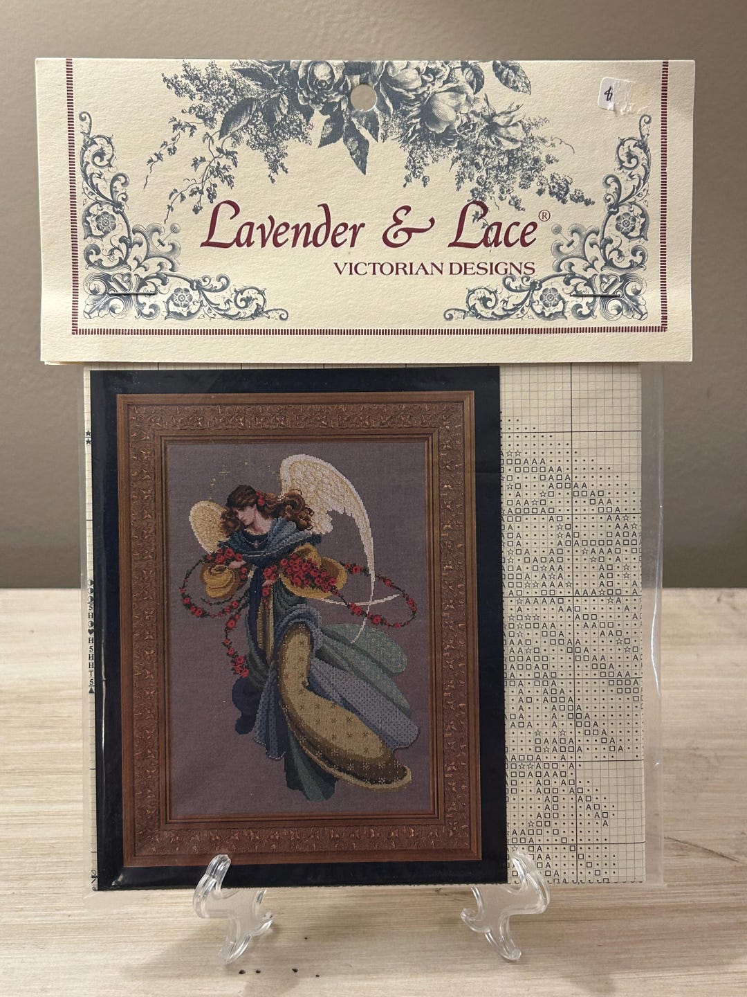 Lavender & Lace | Cross Stitch Pattern | Angelica - Etsy