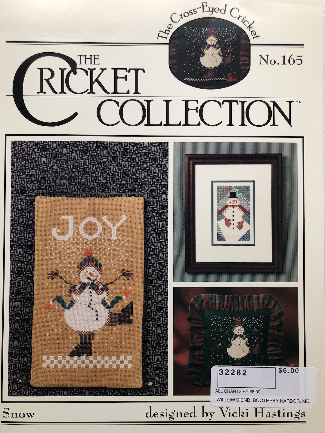 The Cricket Collection~cross Stitch Pattern~snow - Etsy