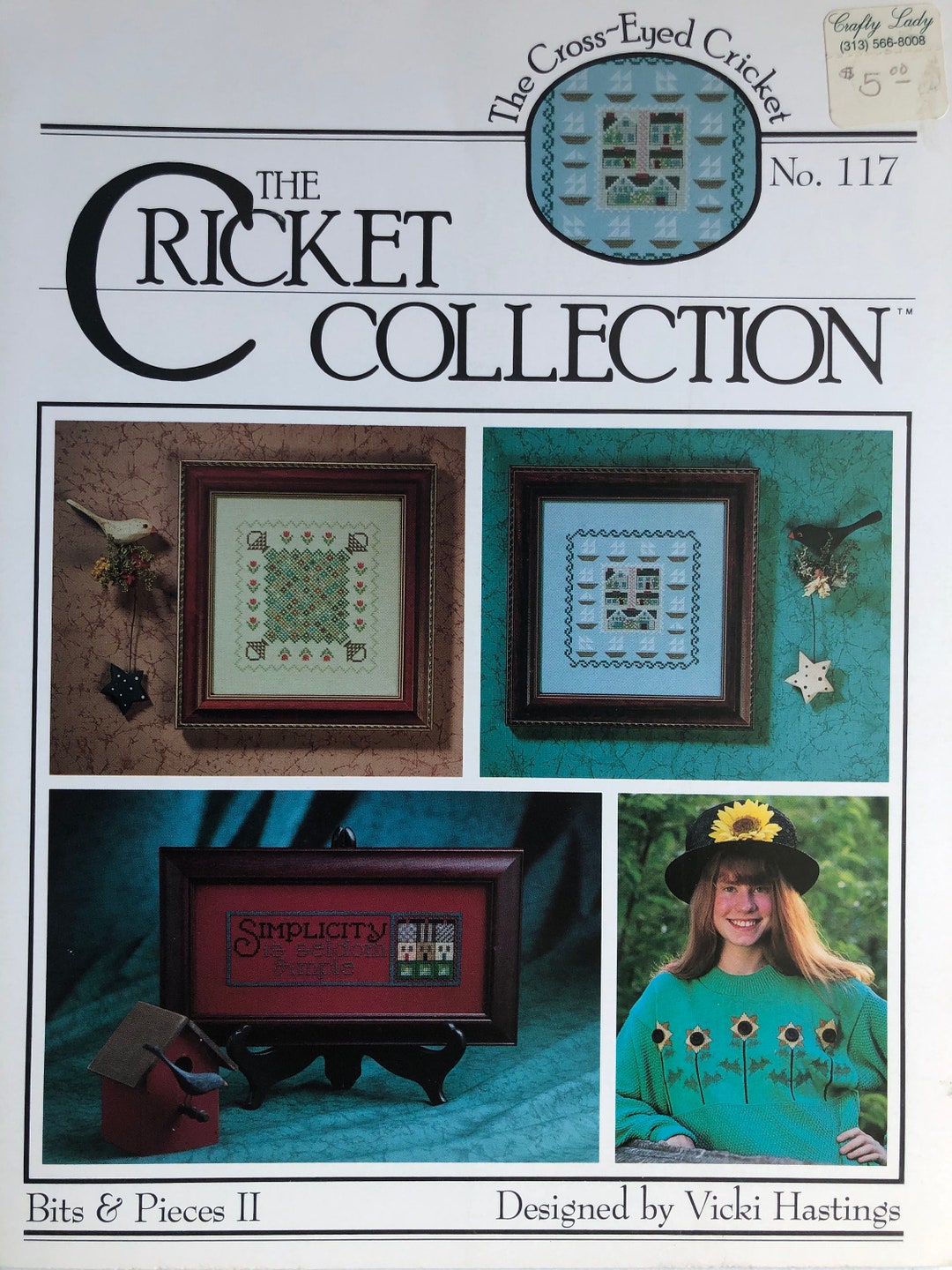 The Cricket Collection~cross Stitch Pattern~bits & Pieces II - Etsy