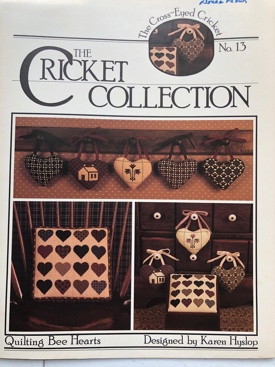 The Cricket Collection | Cross Stitch Pattern | Quilting Bee Hearts - Etsy